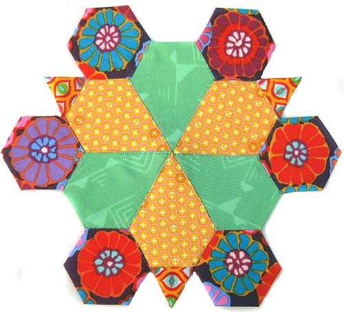 Gefilte Quilt: English Paper Pieced Table Topper