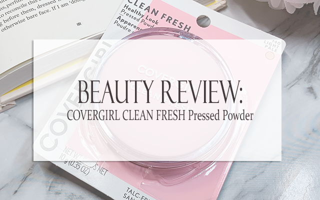 REVIEW: COVERGIRL CLEAN FRESH Healthy Look Pressed Powder - Prairie Beauty