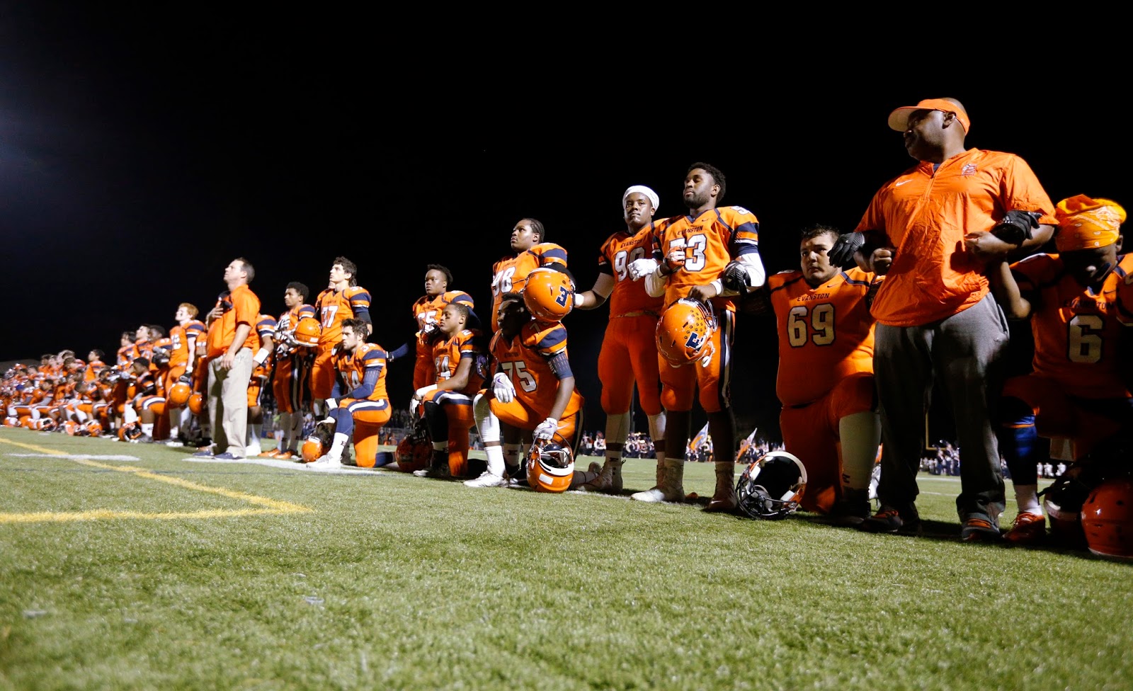 Mark Kodiak Ukena: IHSA Varsity Football: New Trier vs Evanston THS