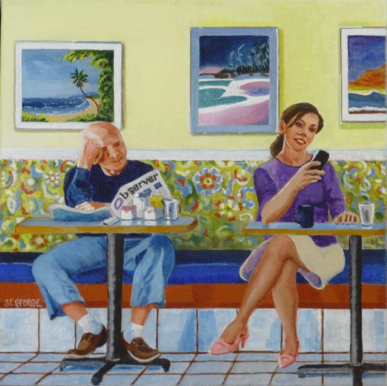 Gillian St George - Contemporary Art : "Various Observations"