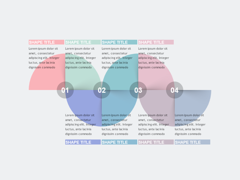 Semicircle Divide PowerPoint Templates - PowerPoint Free