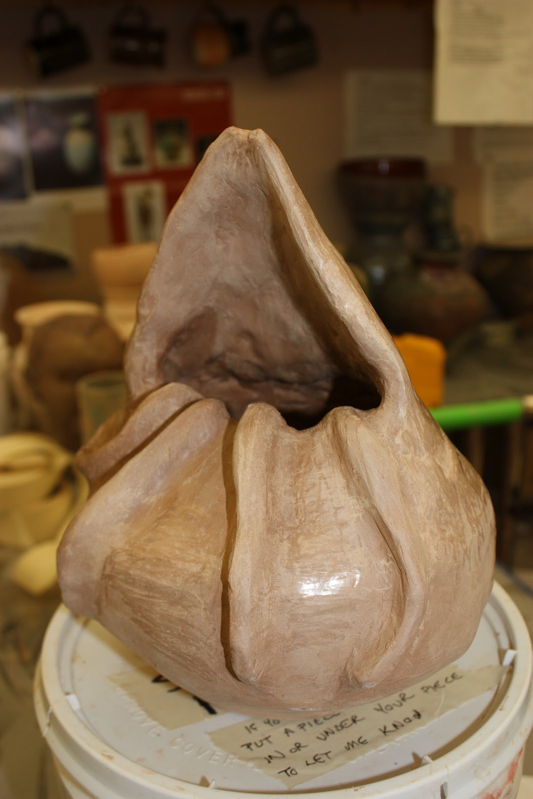 Clay shares: Abstract coil nature project