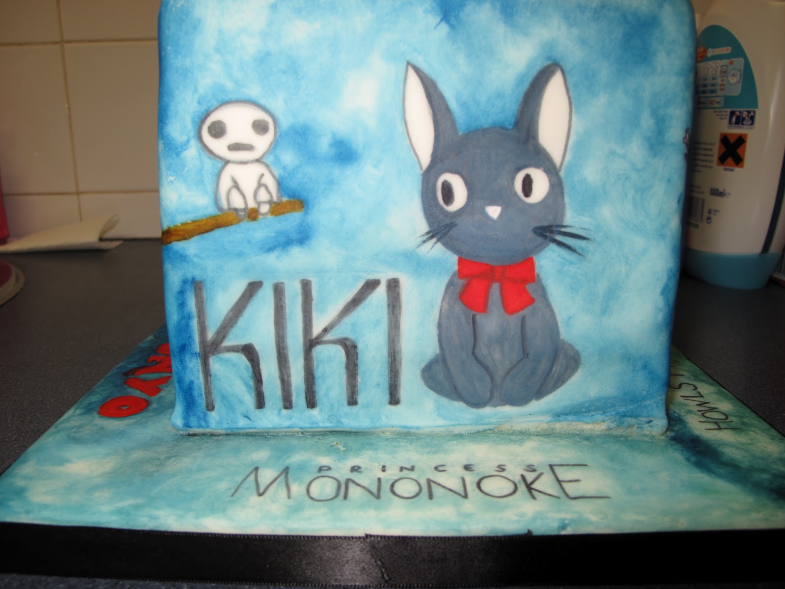 Sue's Cakes: Studio Ghibli Birthday Cake - Tortoro, Ponyo, Howls Moving ...