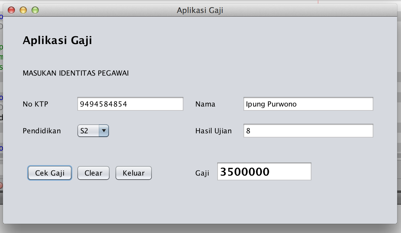 Membuat Aplikasi Desktop Sederhana Menghitung Gaji Karyawan ~ Ngoding Java Membuat Aplikasi Desktop Sederhana Menghitung Gaji Karyawan ~ Ngoding Java