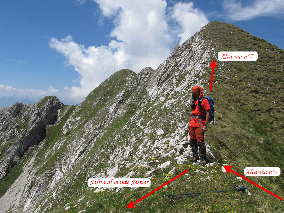 Escursionismo a 360°: M.Sestier-M.Pianina (traversata in cresta) F+