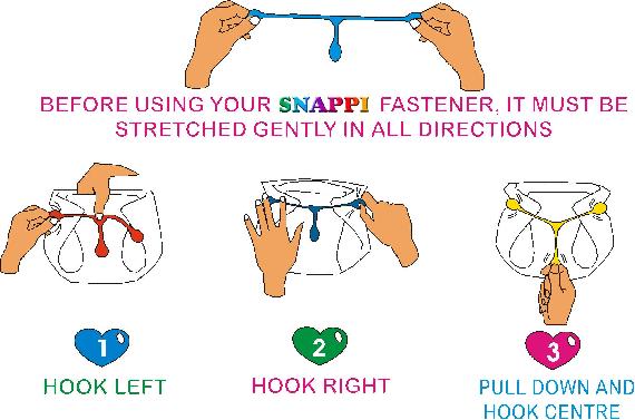 Stay At Home Cloth Diapering Mama: Snappi Diaper Fastener - Review