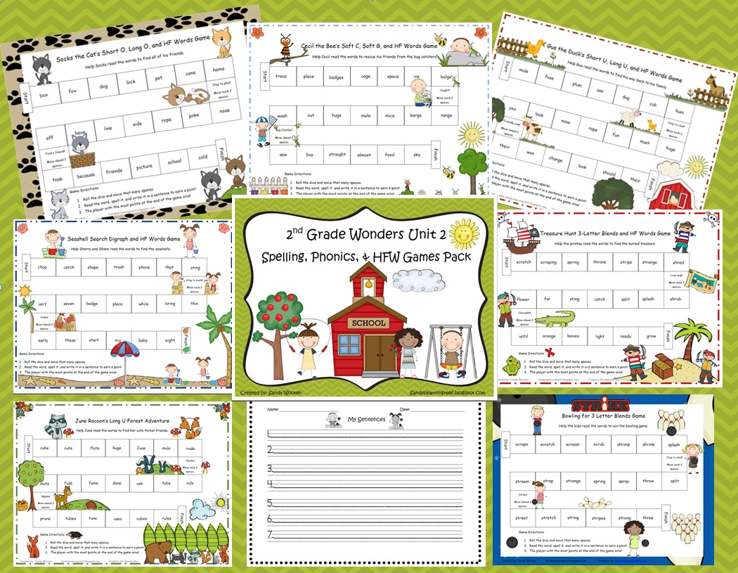 Sandy's Learning Reef: A Look Back at Unit 1 in Wonders