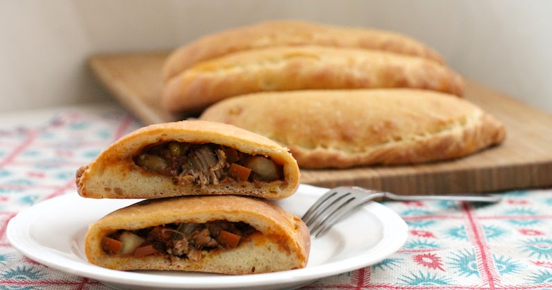 Food Lust People Love: Spicy Beef Curry Calzones #BakingBloggers