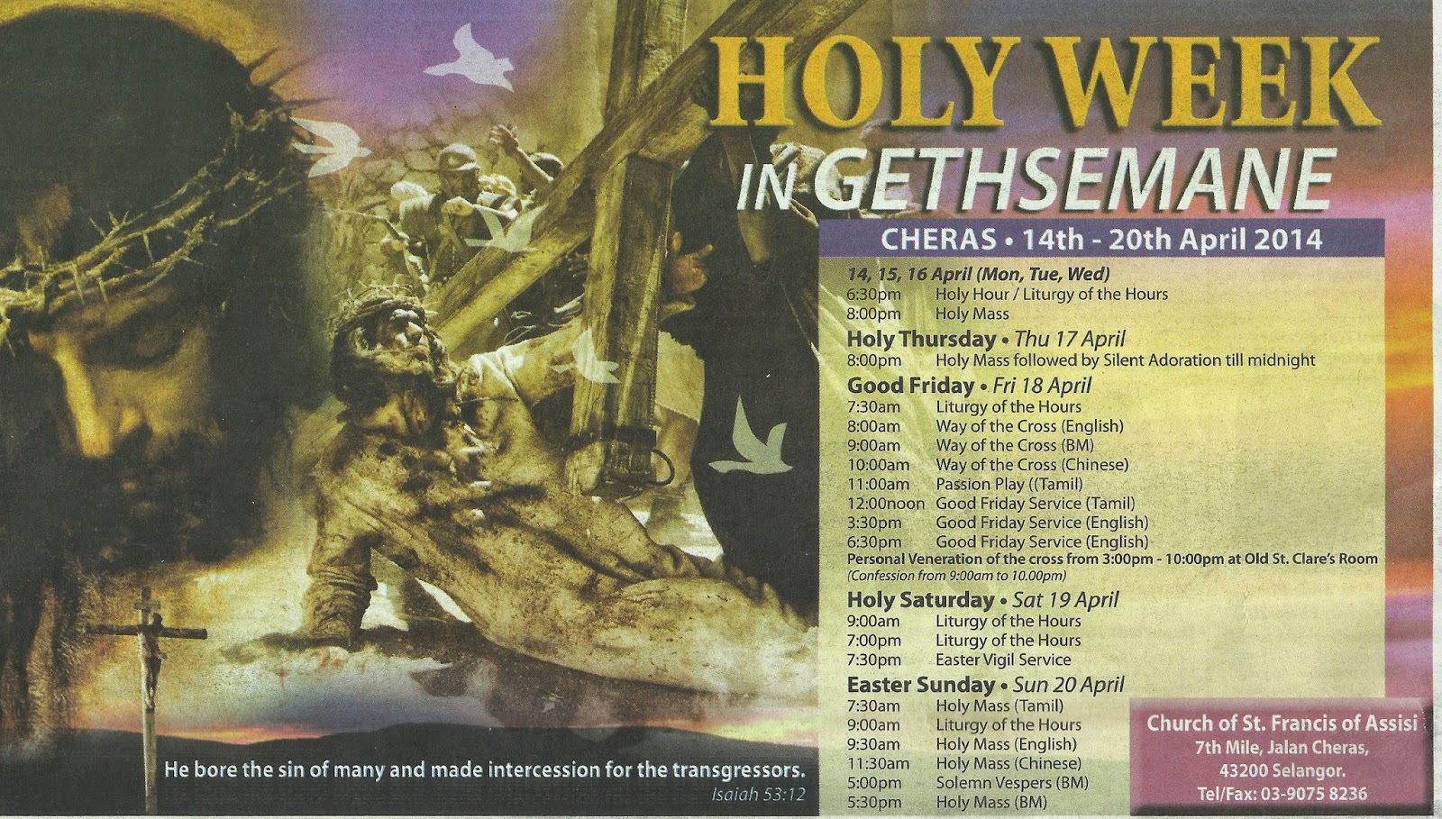 Faithful Resources for all Christian: Holy Week ~ 2014 ~ Church of ...