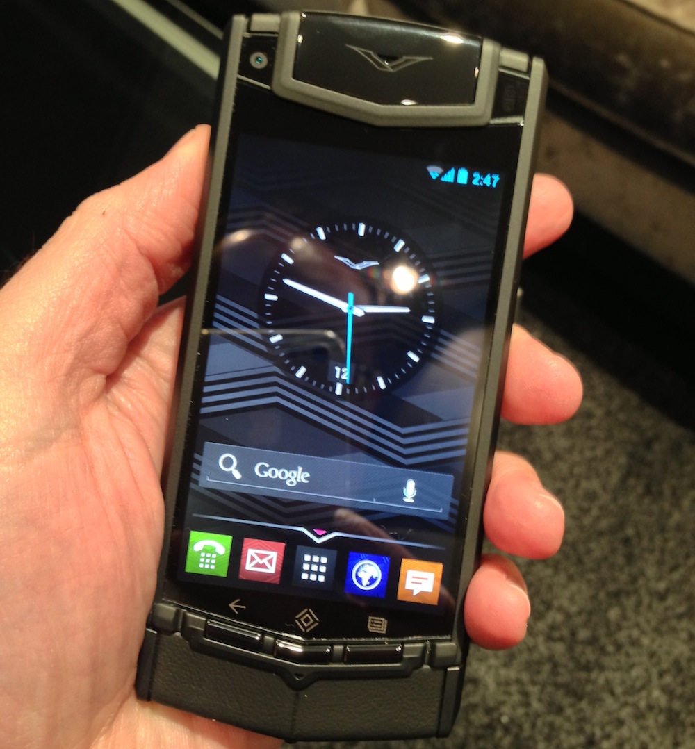 Vertu TI teléfono de lujo en edición limitada de 1,000 und : FULL-REVISTA