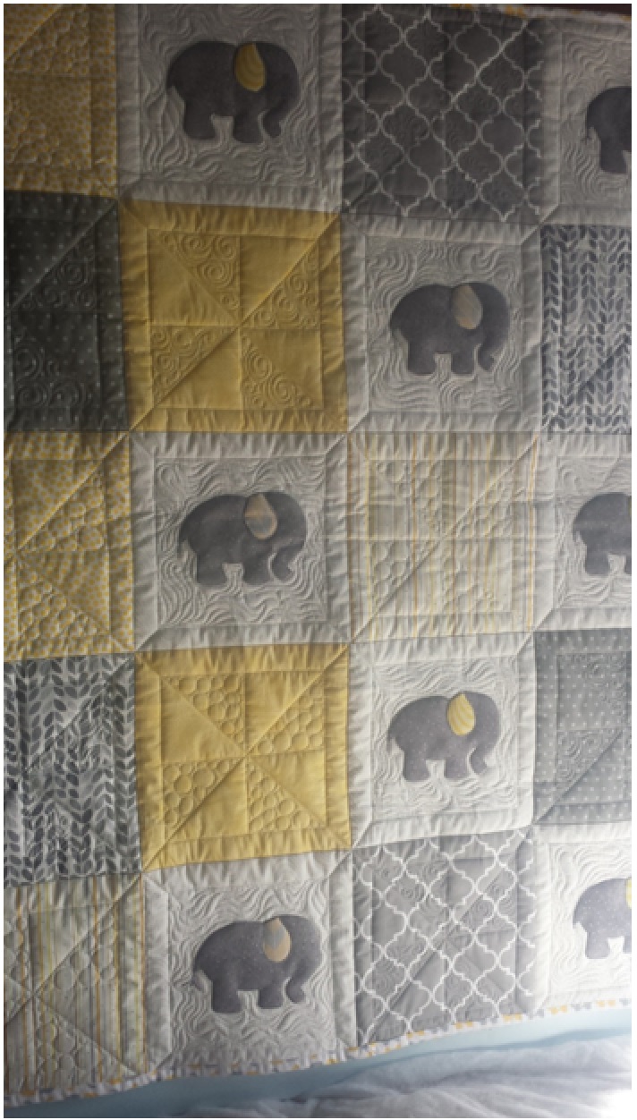 Crib Size Baby Quilt