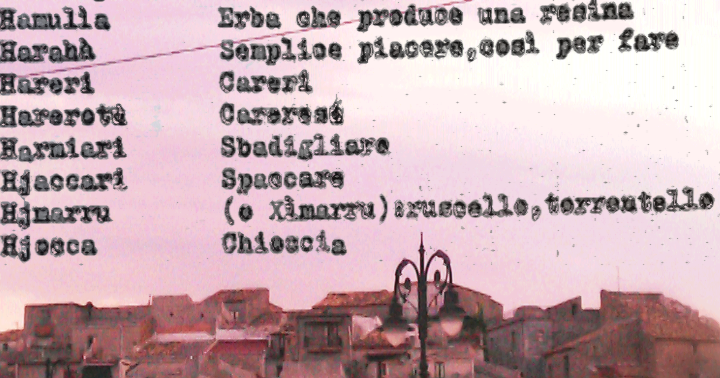 Dialetto antico calabrese di Careri(RC)/Ancient Calabrian dialect of ...