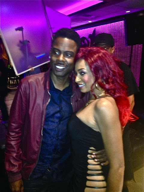 Love & Hip-Hop Atlanta star Karlie Redd on set with Chris Rock for his ...
