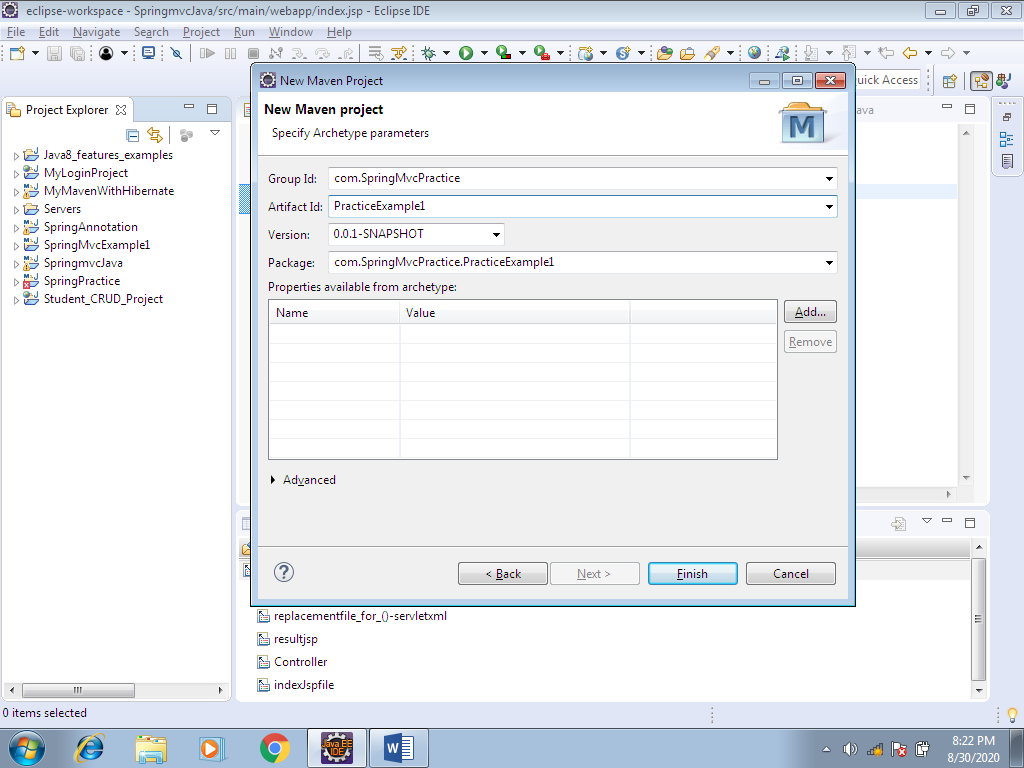 A Simple Spring MVC Example Using Maven A Simple Spring MVC Example Using Maven