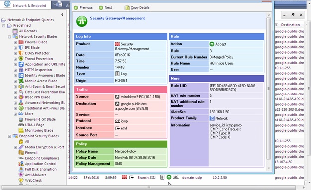 My Check Point CCSA Journal: Check Point SmartView Tracker