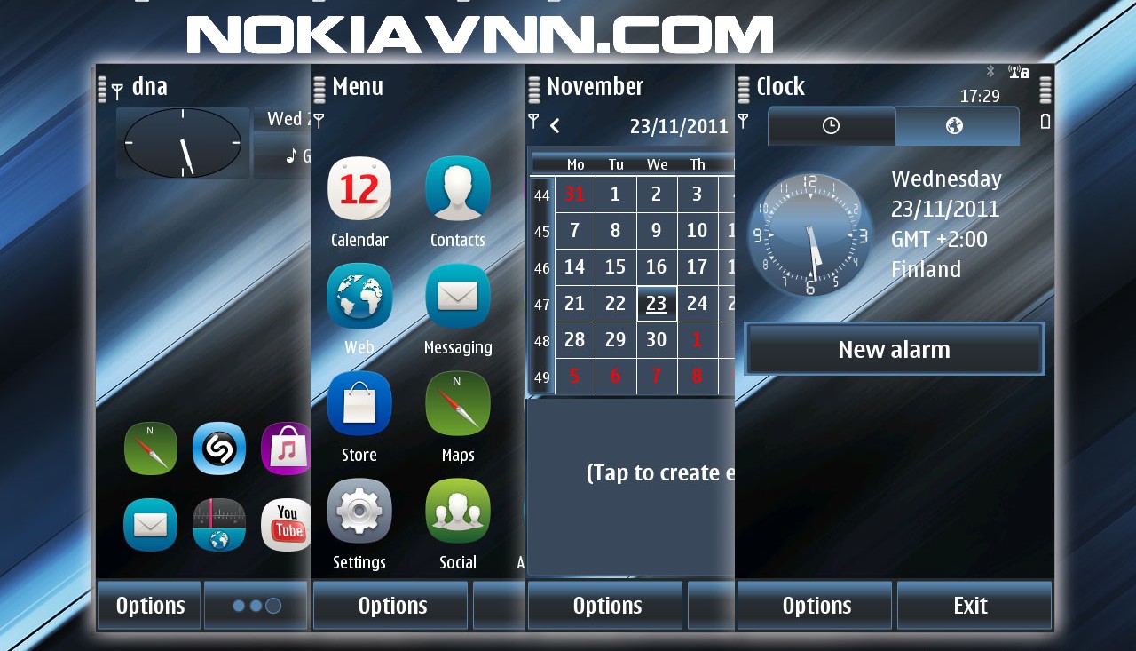 Stripes Theme Symbian^3 Nokia Anna Belle - by FeyziyeV - Free Theme ...