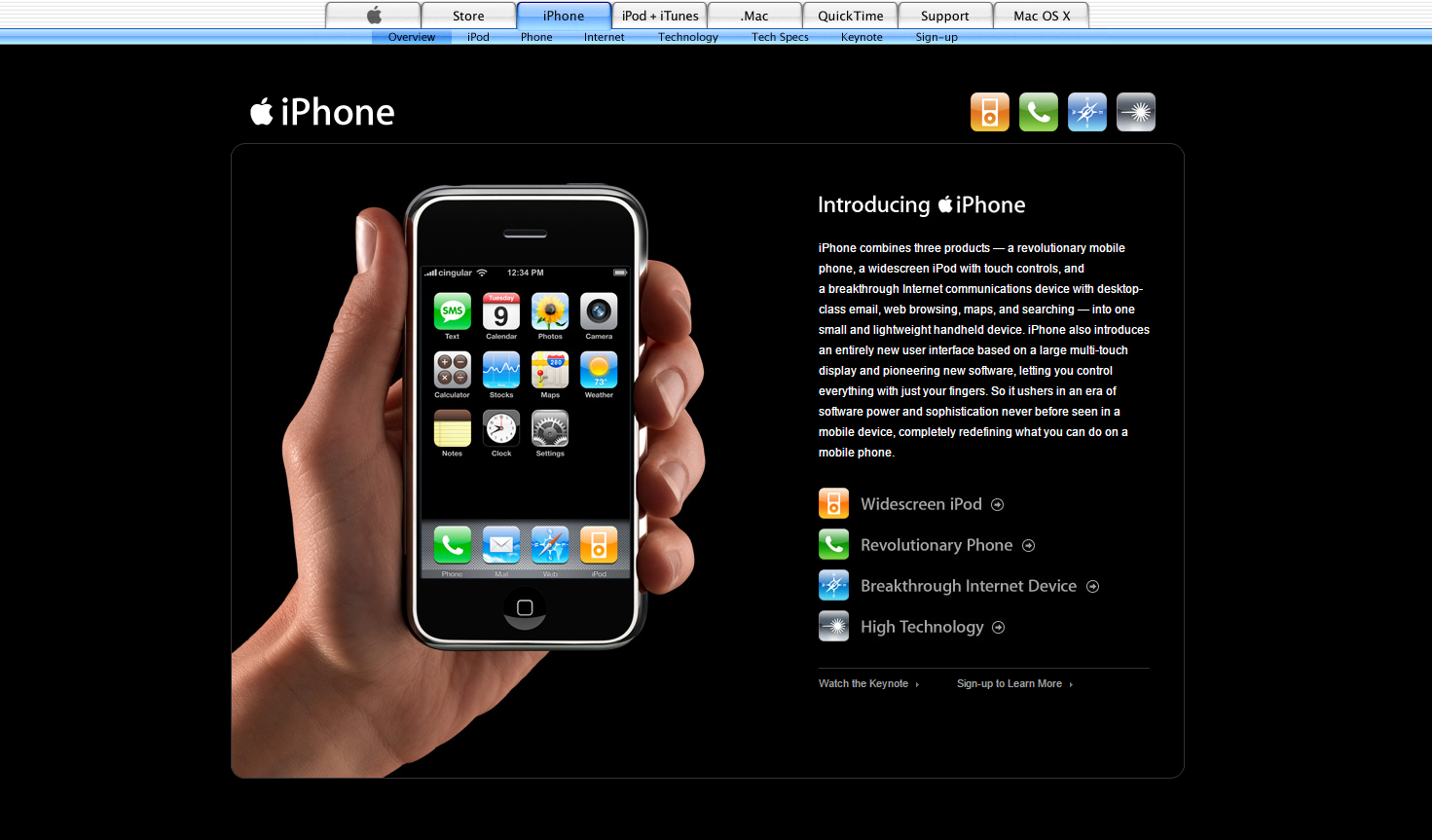 Eerste iPhone negen jaar geleden aangekondigd - Dutch-Tech Magazine