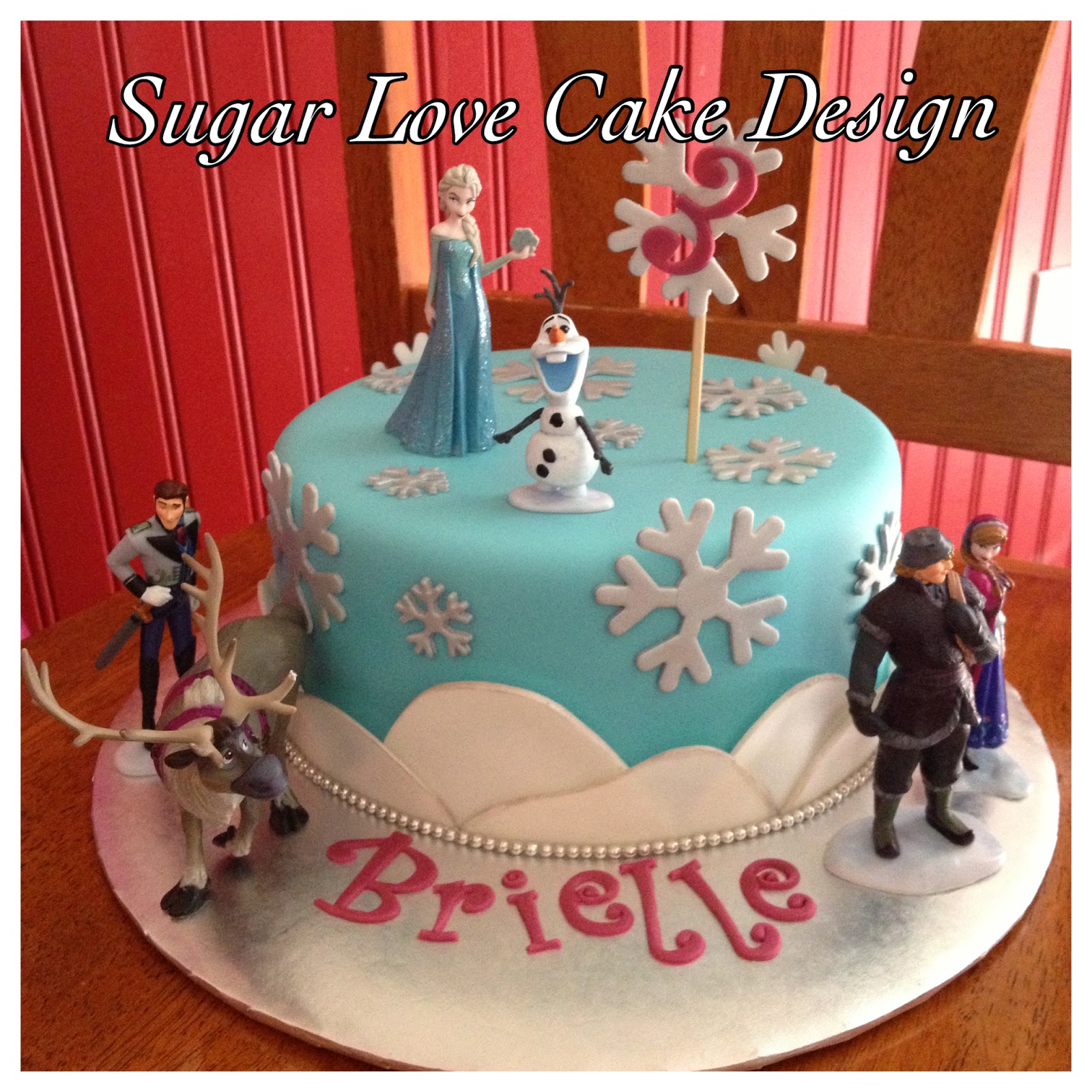 Sugar Love Cake Design: Frozen Cake #3