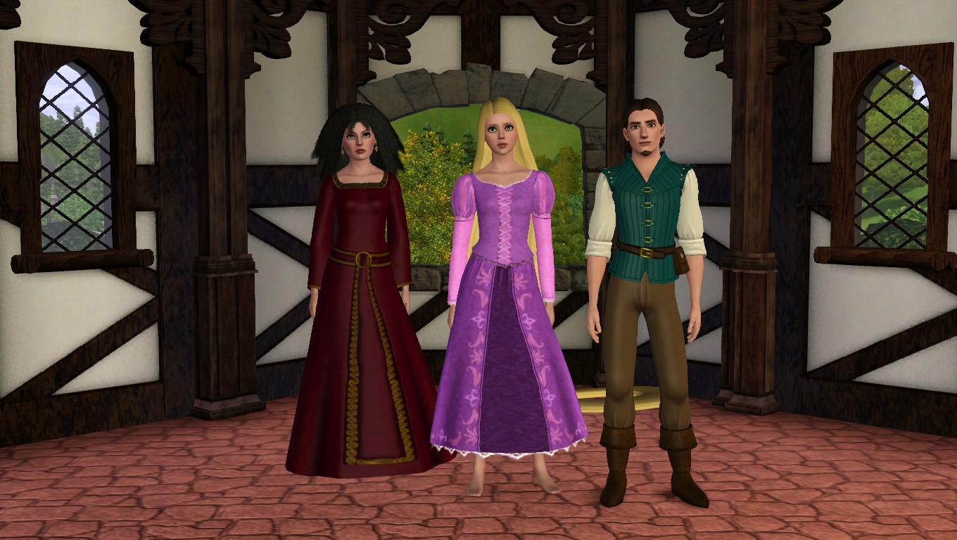 Sil Fantasy: Walt Disney's Tangled main characters