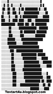 Cute Devil Picture Made Of ASCII Text Art |Simple And Beautiful Ascii ...