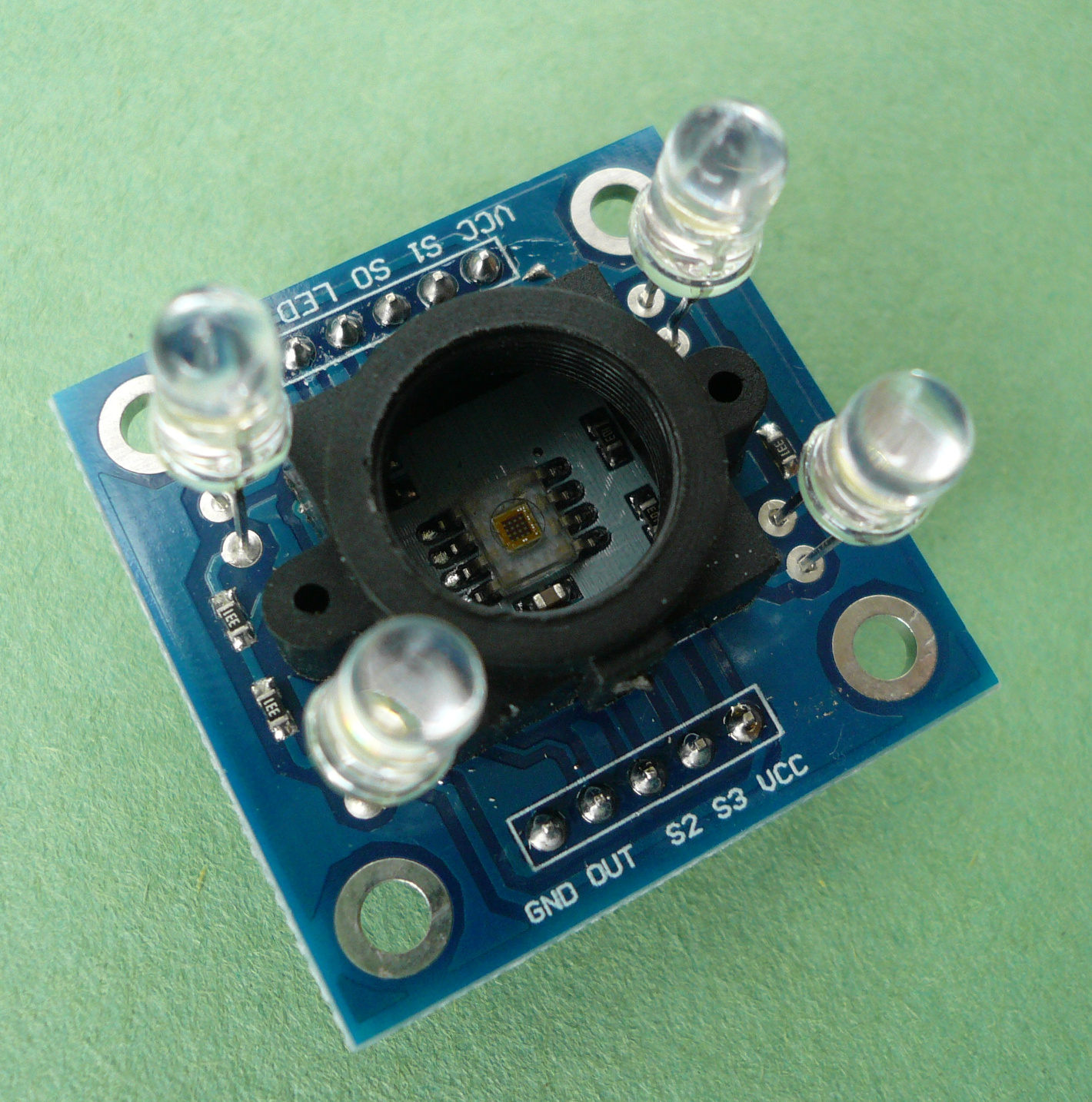 Électronique En Amateur Capteur De Couleurs Tcs3200 Gy 31 Et