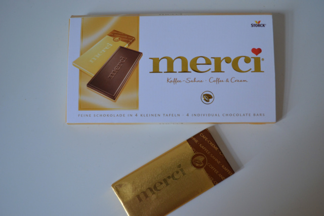 sophiesreviews: New ! Merci chocolate sweet review