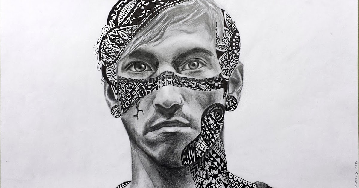 INFOGEOMETRÍA: ZENTANGLE PORTRAIT