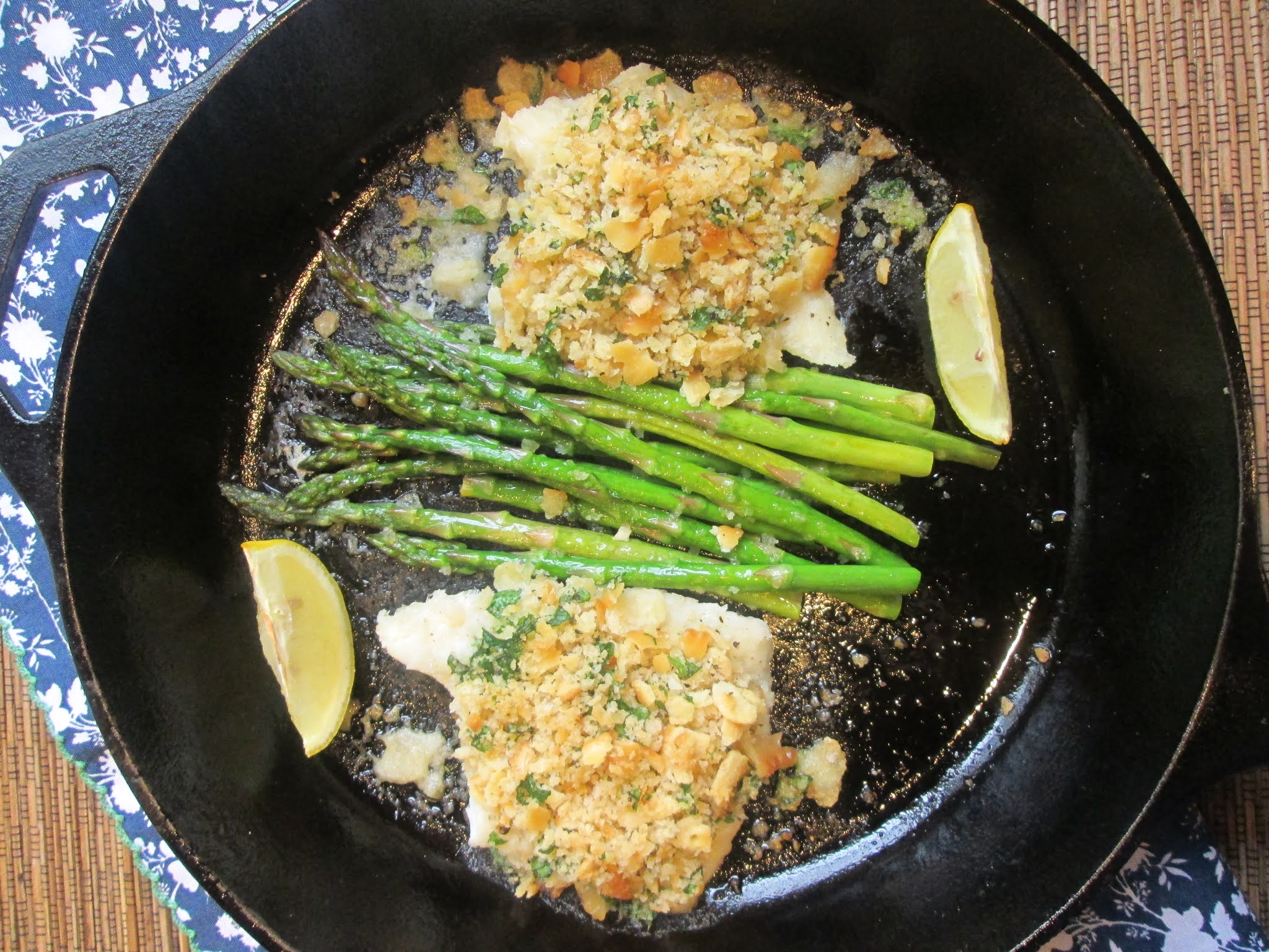 Stirring the Pot: Ina Garten's Baked Cod with Garlic & Herb Ritz Crumbs
