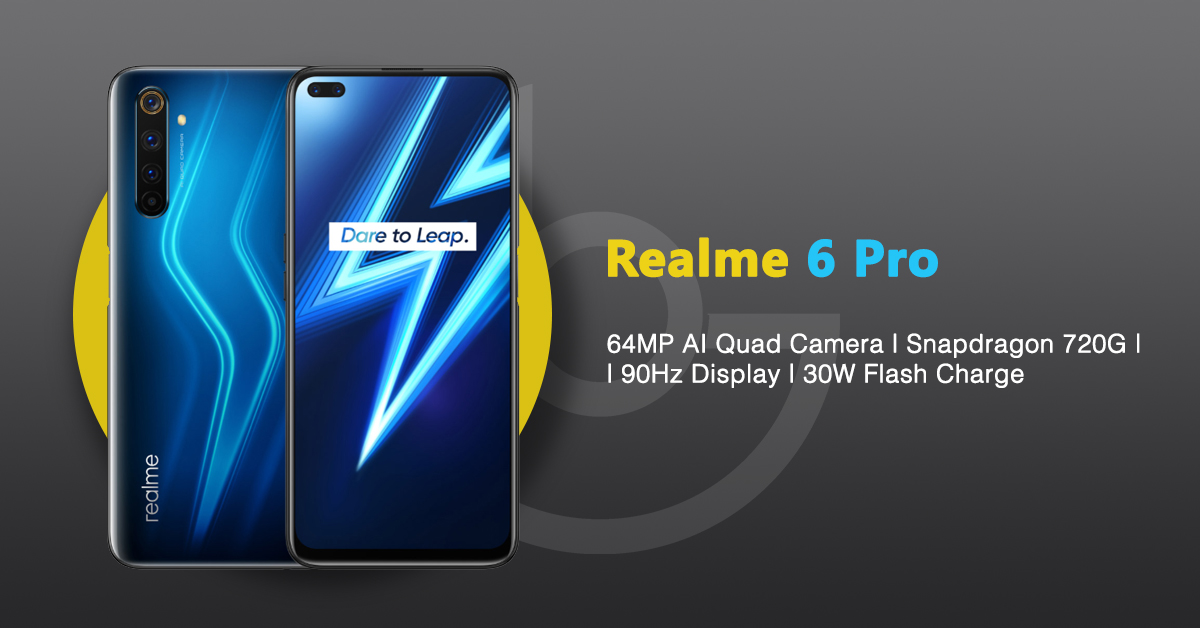 Realme 6 Pro (Lightning Blue / Orange)