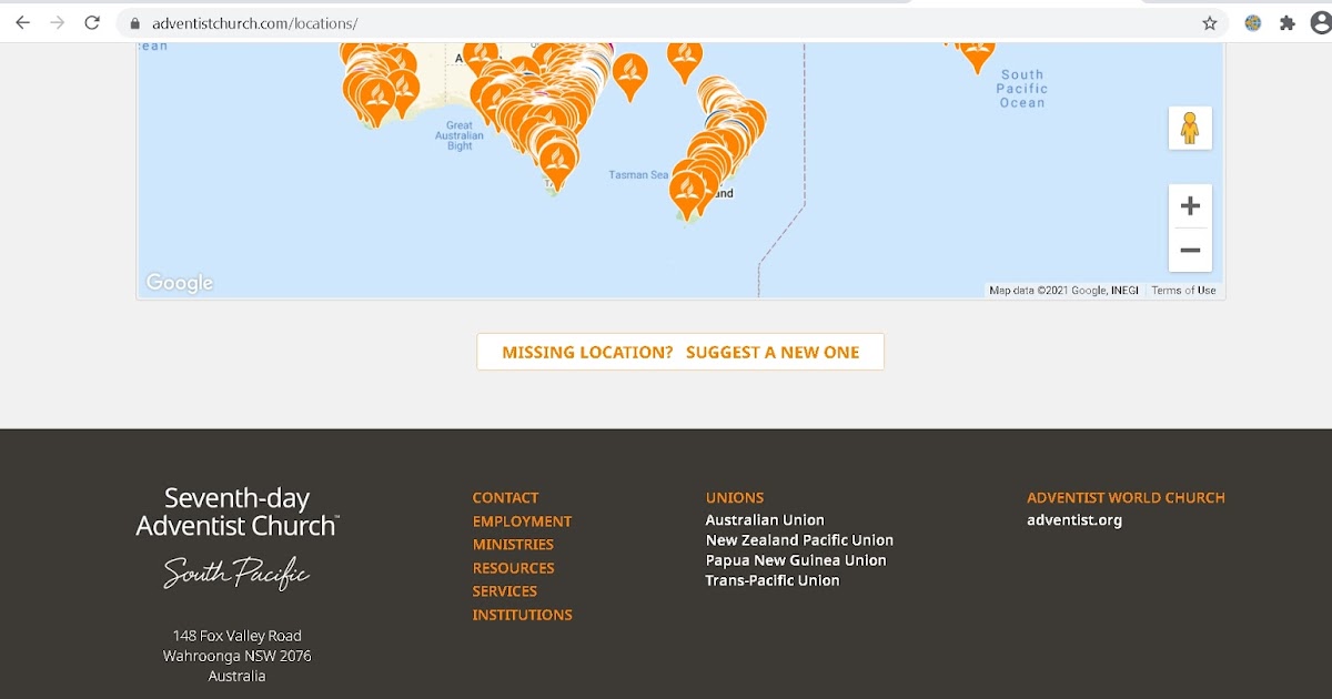 Seventh-day Adventist - South Pacific Division 2022