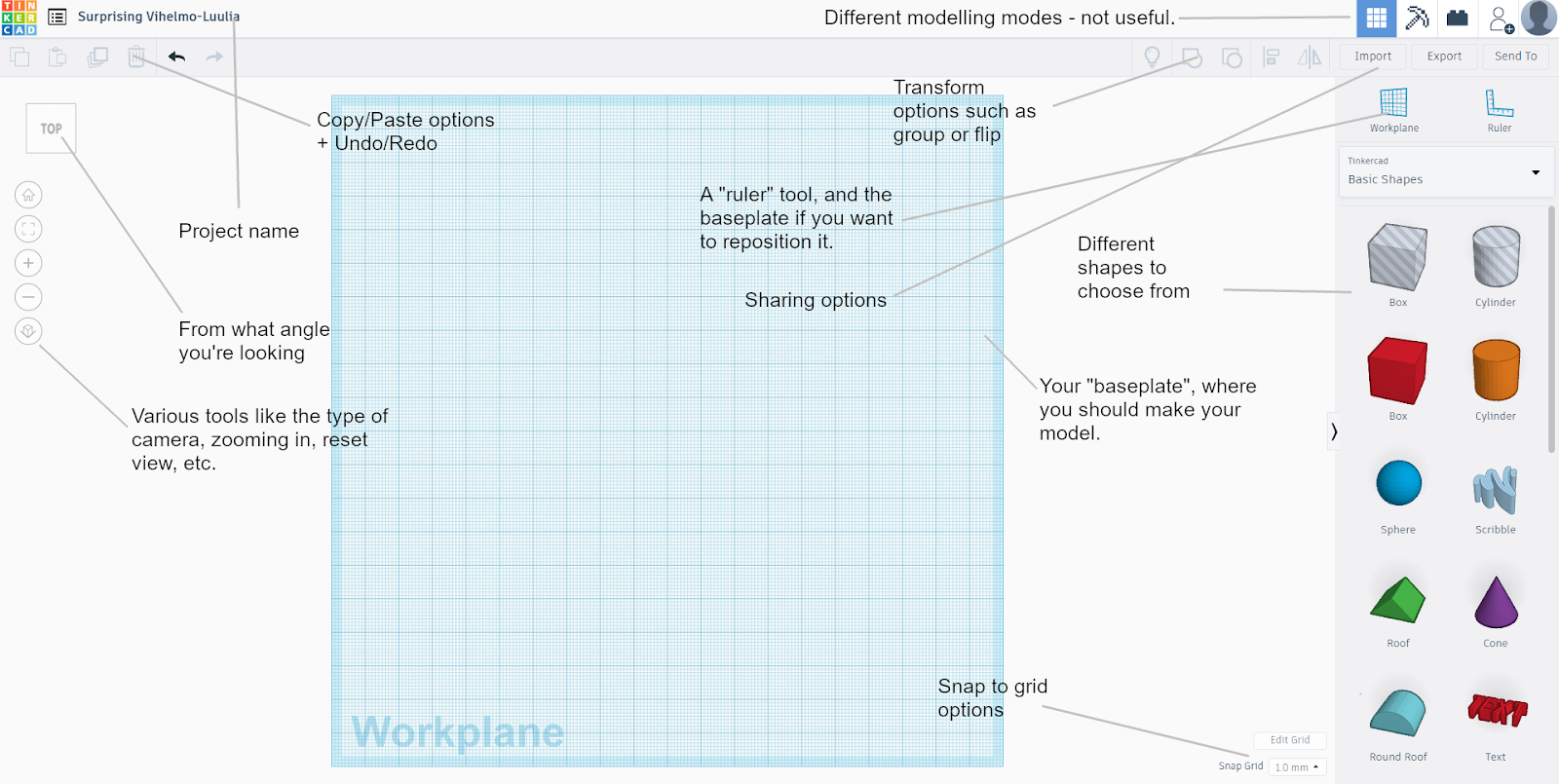 Regular Robotics: How to use TinkerCAD to make complex designs.