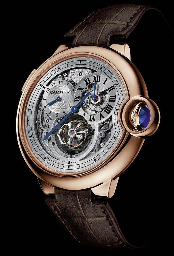 SIHH 2013 Preview: Cartier Ballon Bleu Tourbillon Dual Time Jumping ...