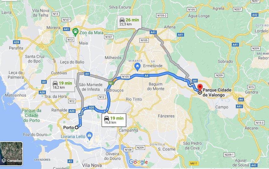 O Trilho Aldeia de Couce no Parque das Serras do Porto.