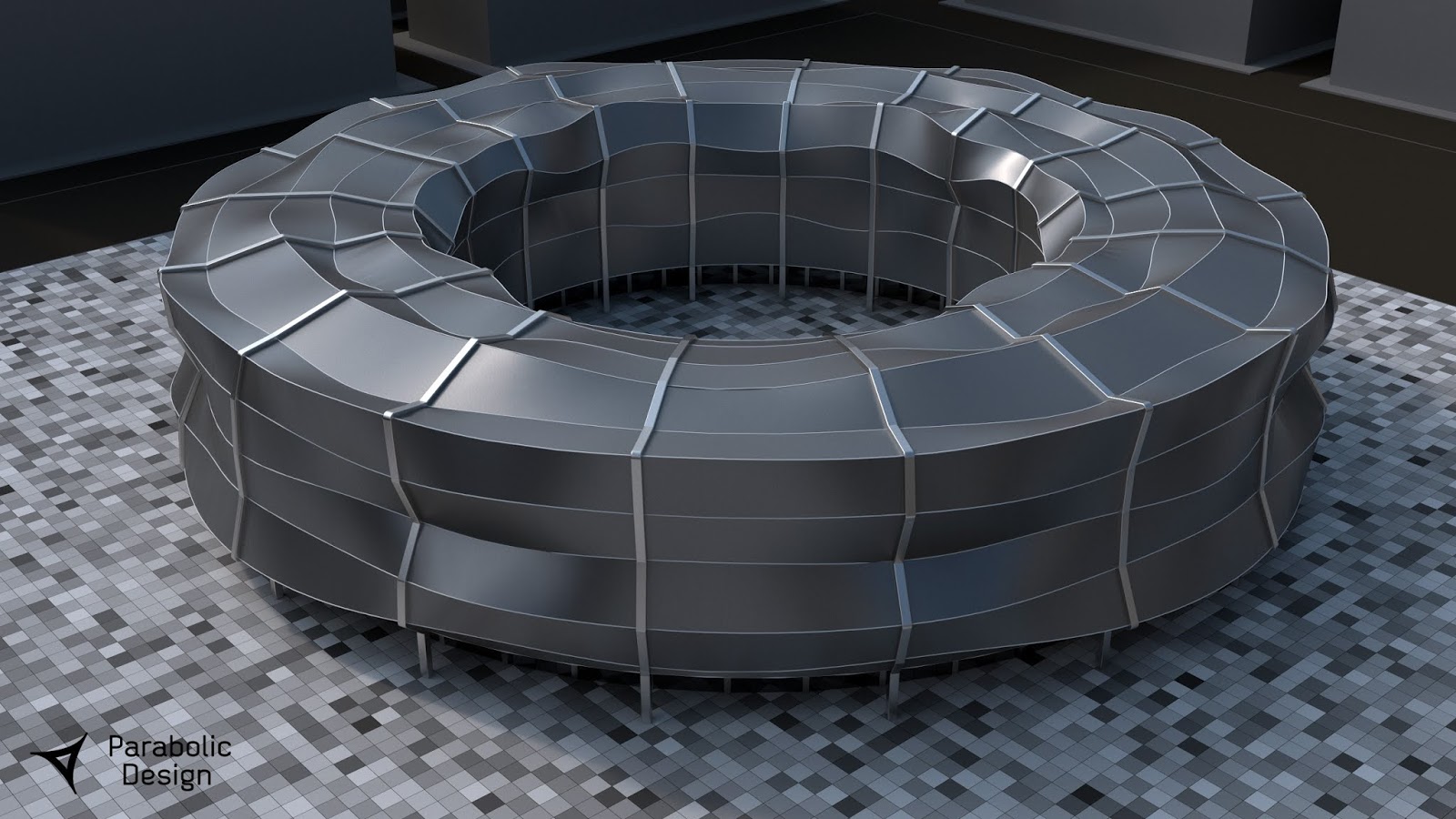 PARAMETRIC STUDY WAVY BUILDING + FACADE | Parabolic Design