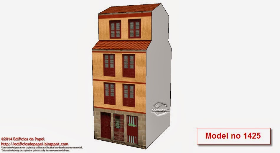 Modelos 1423 a 1427: Descarga gratis 27 Edificios de Papel en 1 fichero - Free download 27 paper ...