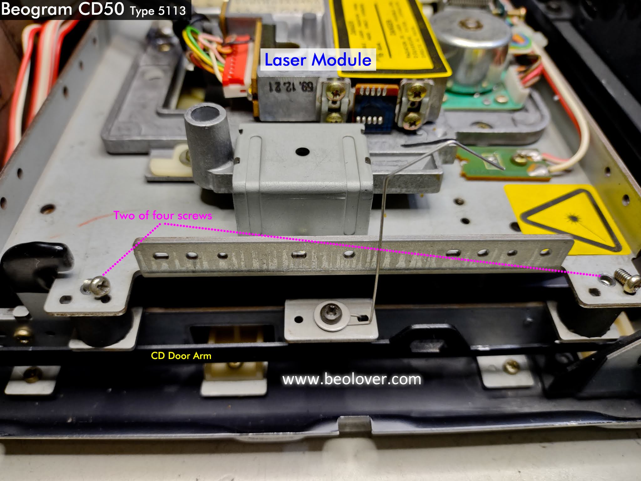 beolover: Beogram CD50: Typical Restoration Steps
