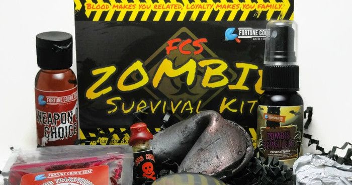 KellieGonzo: Fortune Cookie Soap Zombie Survival Kit Soap Box Review