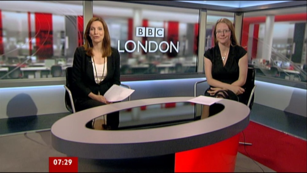 UK Regional News Caps: Kate Kinsella - BBC London Weather & Travel