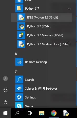 Cara Menjalankan Python Menggunakan IDLE