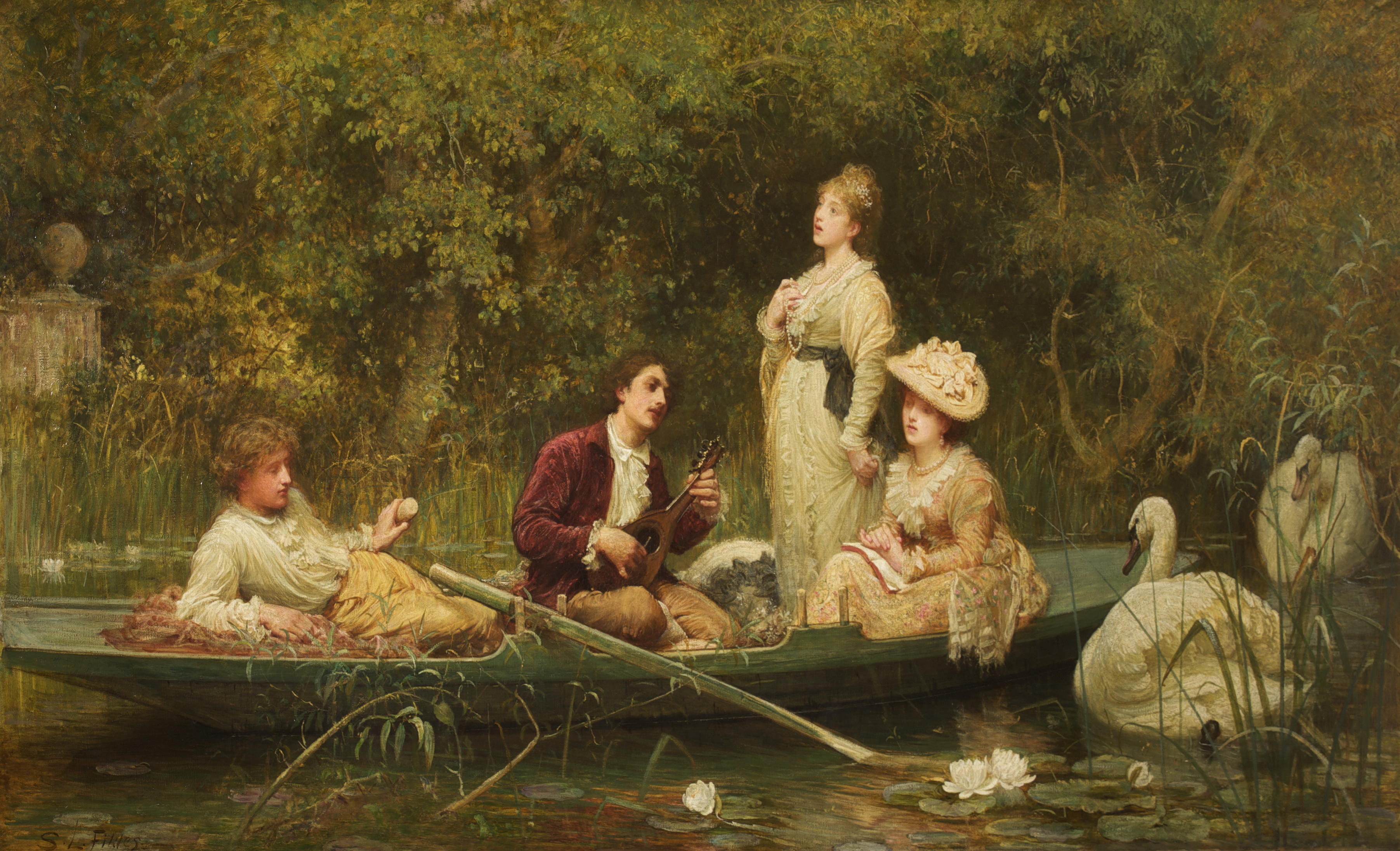 Sir Luke Fildes (1843-1927) | Genre painter | Tutt'Art@ | Pittura ...