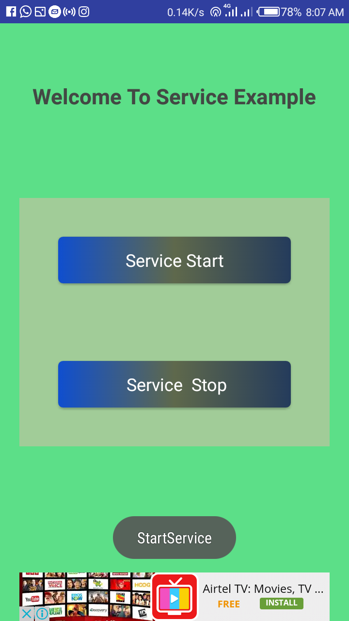 Android Source Code Example