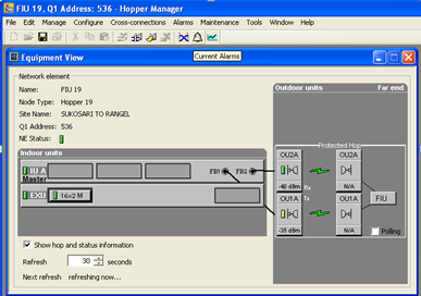 Hopper Manager untuk Koneksi Lokal dengan FIU dan Nokia FlexiHopper ...