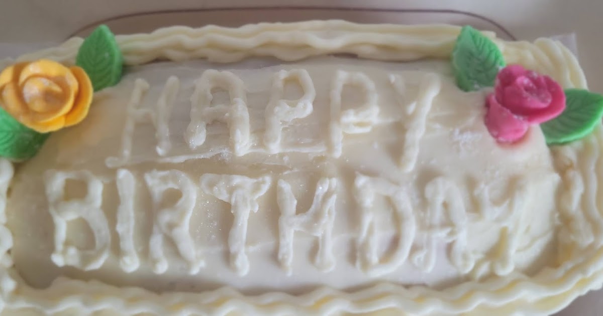 Lockdown loaf style birthday cake