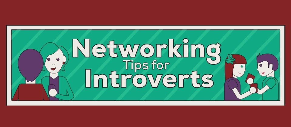 Networking Tips for Introverts - #infographic