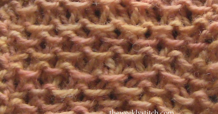 Pearl Stitch | The Weekly Stitch