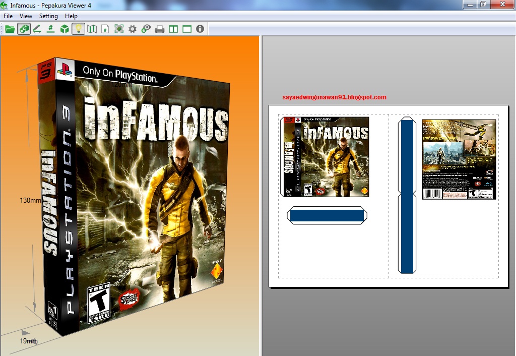 Our World: Papercraft Cover Playstation 3