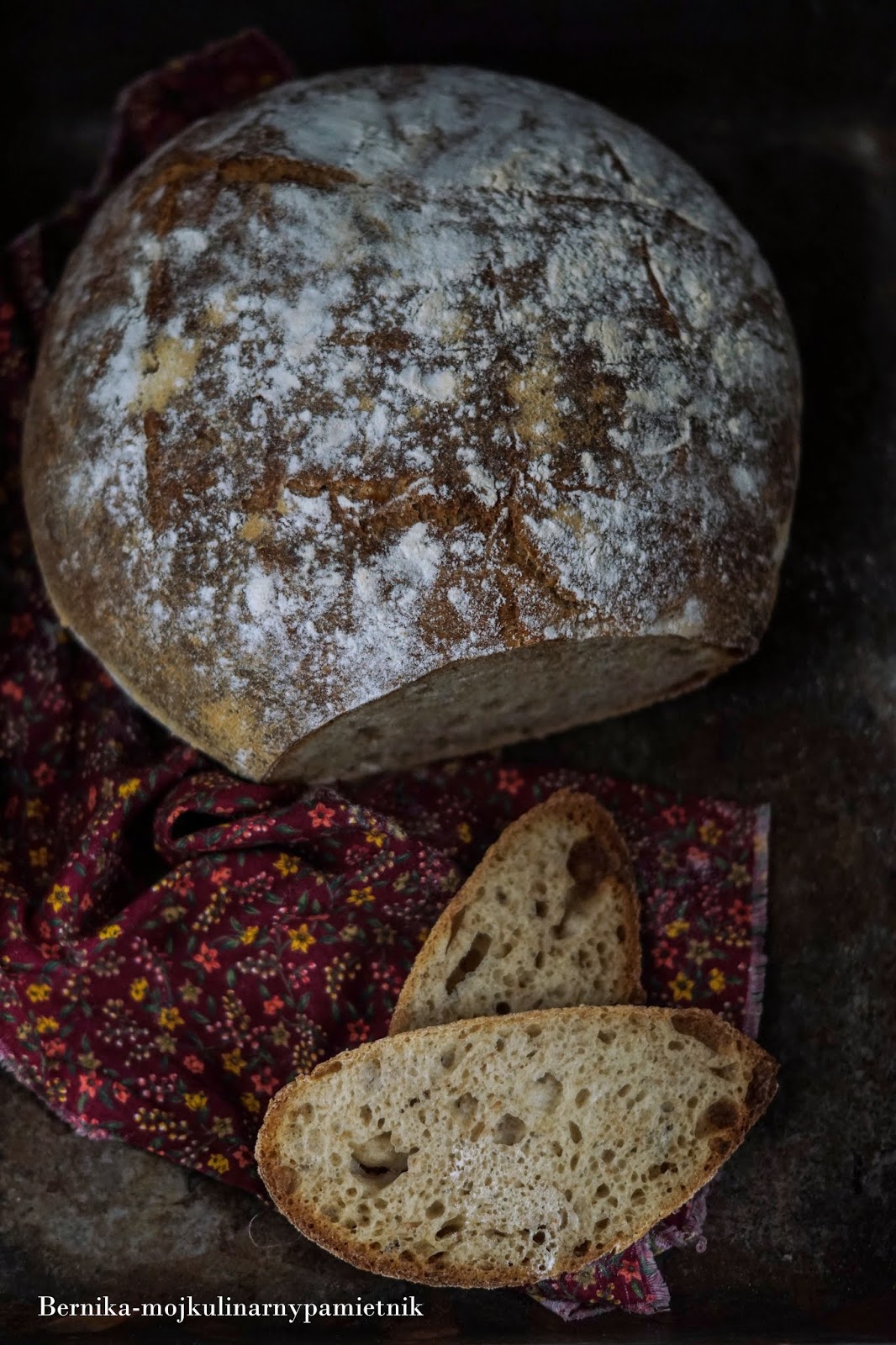 Prosty chleb na zakwasie | Bernika - mój kulinarny pamiętnik