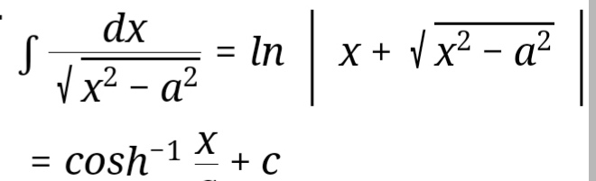Mathseasy: Standard integrals