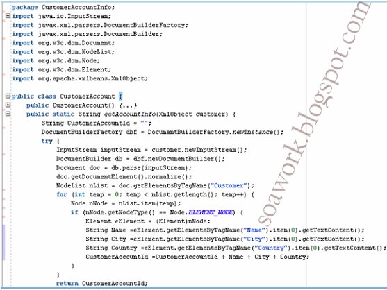 Osb 11g Xmlobject Java Callout Example Part Ii Oracle Fusion Middleware Blog