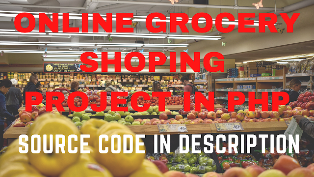 Online Grocery Project in PHP - VU Sargodhian